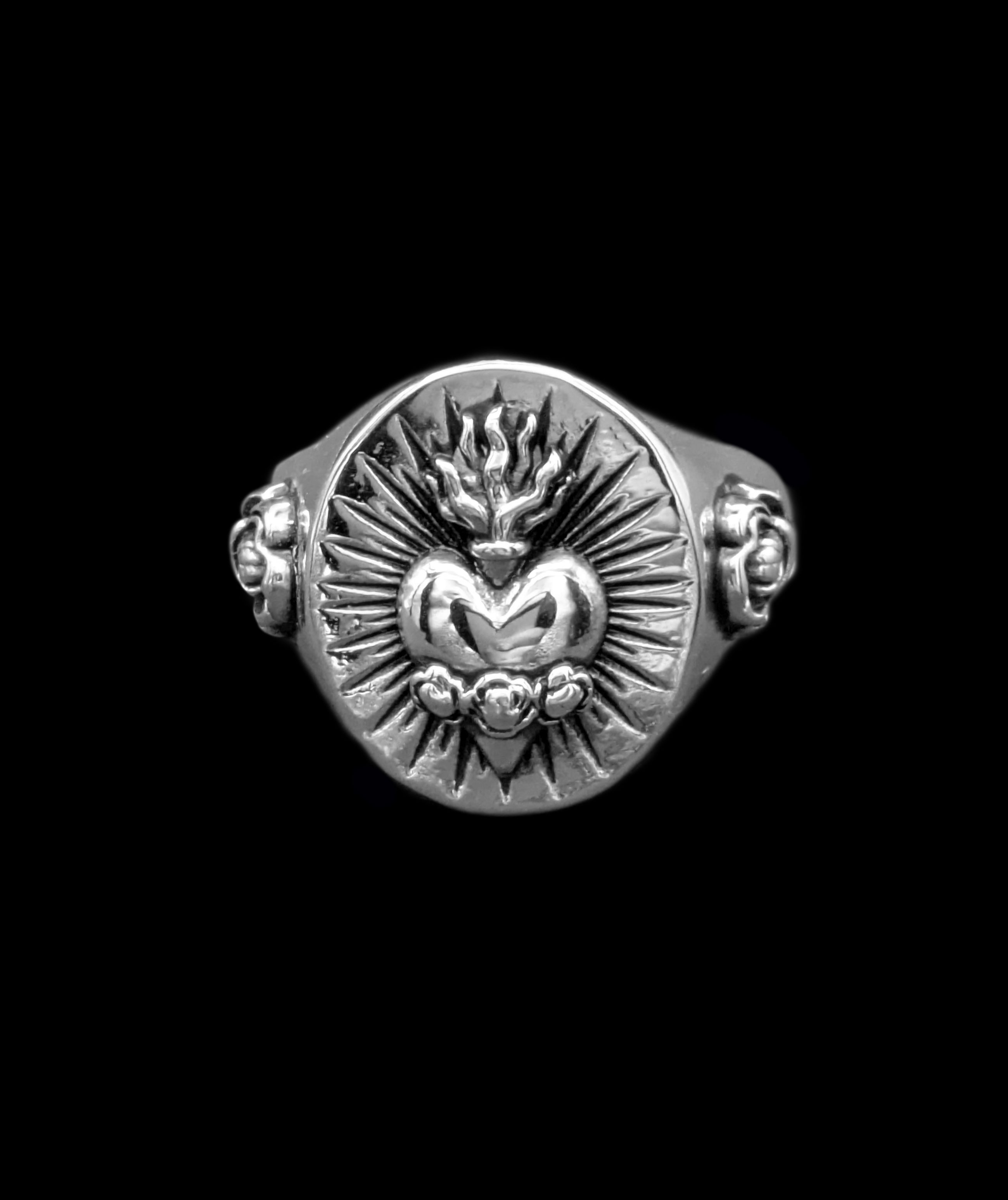Sacred Heart Ring – Lesser of 2 Evils