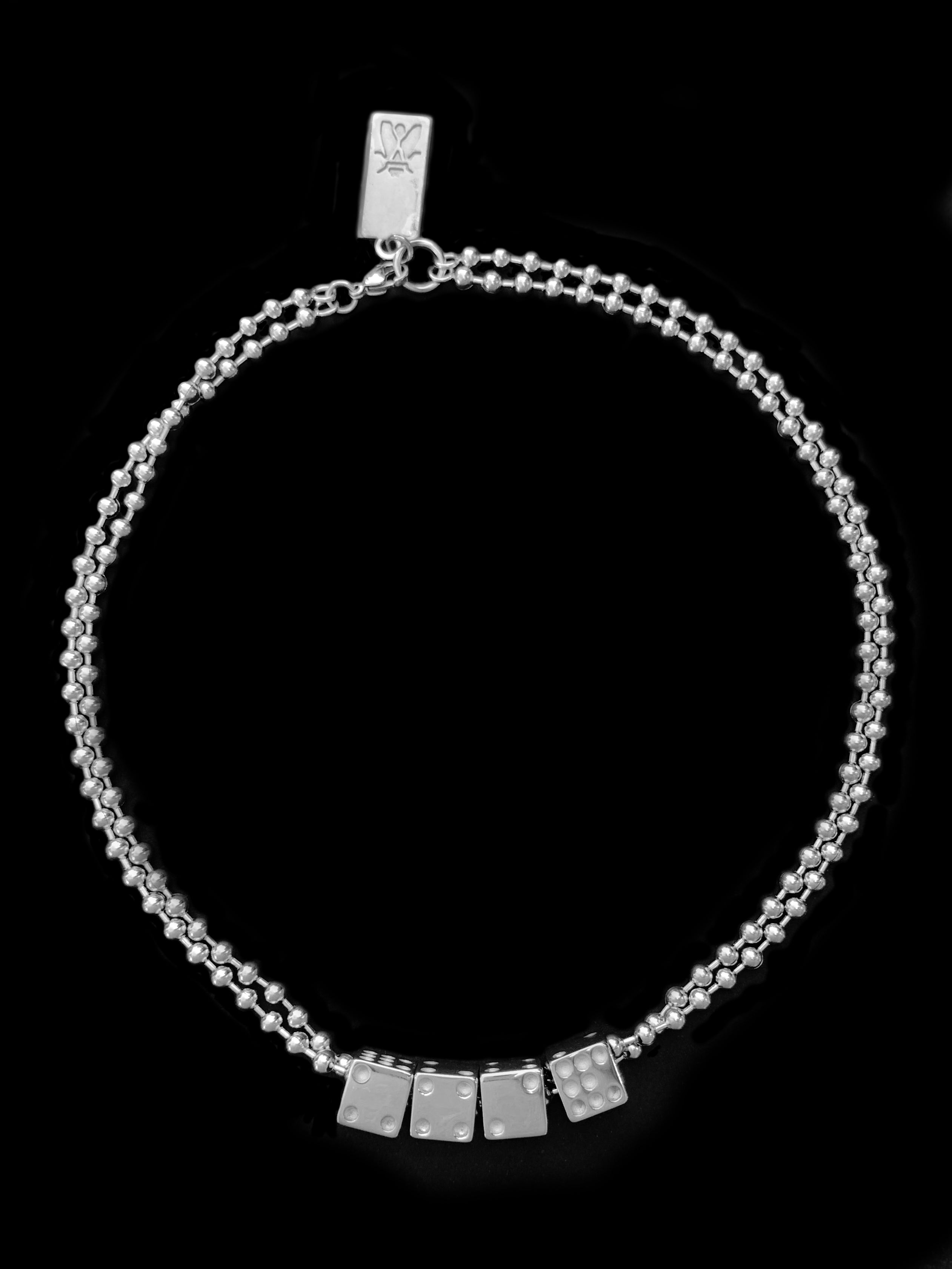 Dice Ball Chain Necklace – Lesser of 2 Evils
