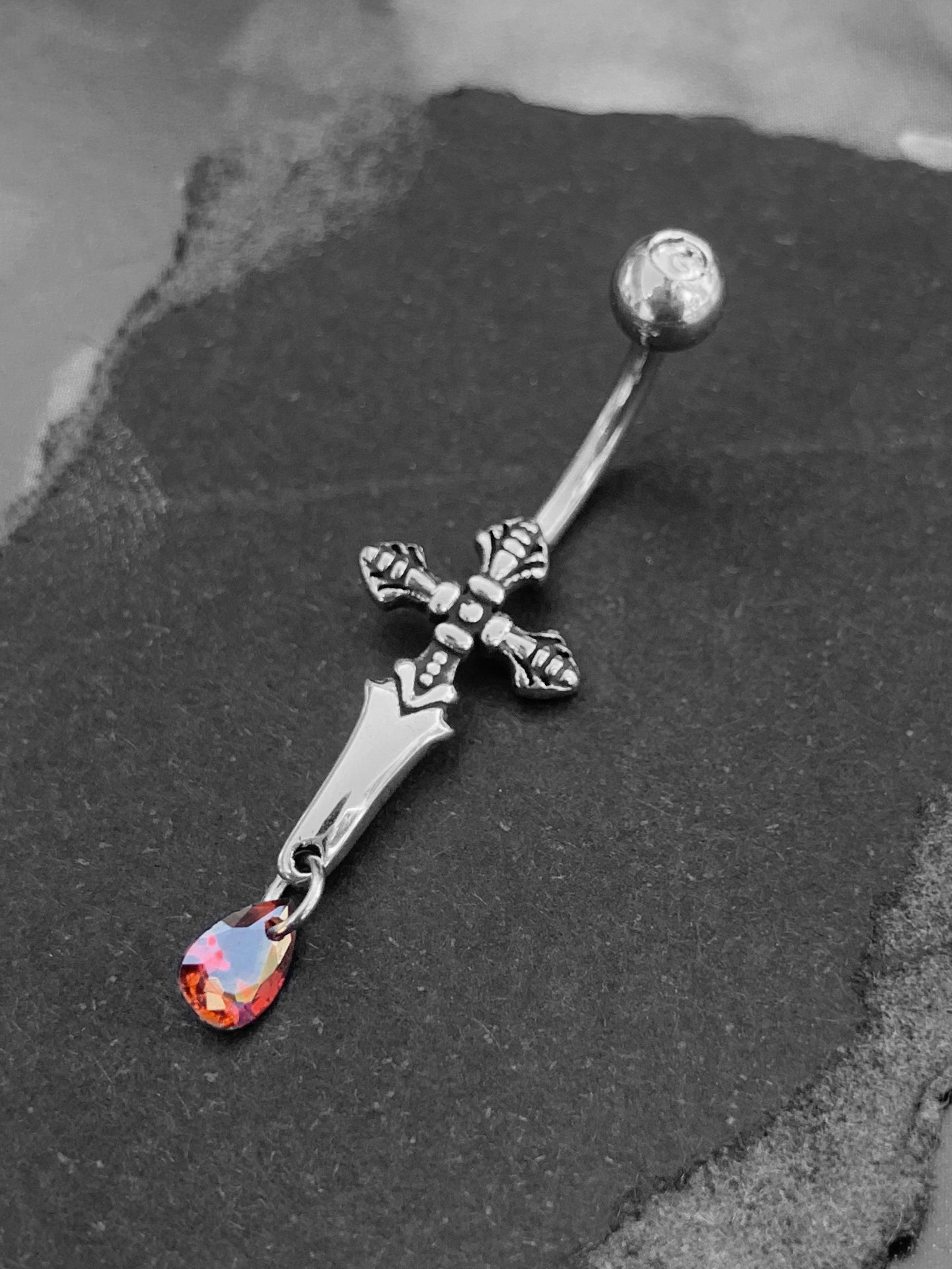 Soft Dagger Belly Ring
